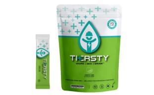 THERSTY Hydration Drink Mix, Single Serve Stick, Lemon Lime, 40/Pack ...