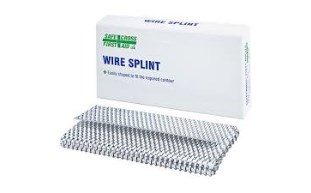 Safecross® Mesh Wire Splint, Aluminium, 24", Silver, 1/Each | Bunzl Safety