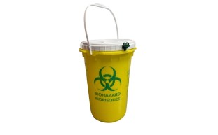 Stericycle® Medical Waste Disposal Bucket, Yellow, 20L, Bucket only ...