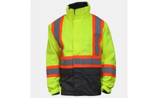 Alta Hi Vis Waterproof Shell Jacket CSA, Hi-Viz Yellow | Bunzl Safety