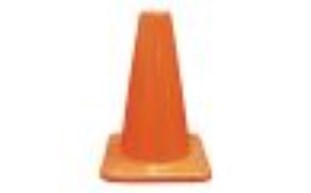 12" Traffic Cone Solid Orange | Bunzl Safety